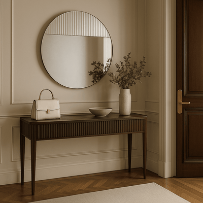 Cord Flutes Mirror | Belgian Designer Mirror | Elysium Home– ELYSIUM HOME