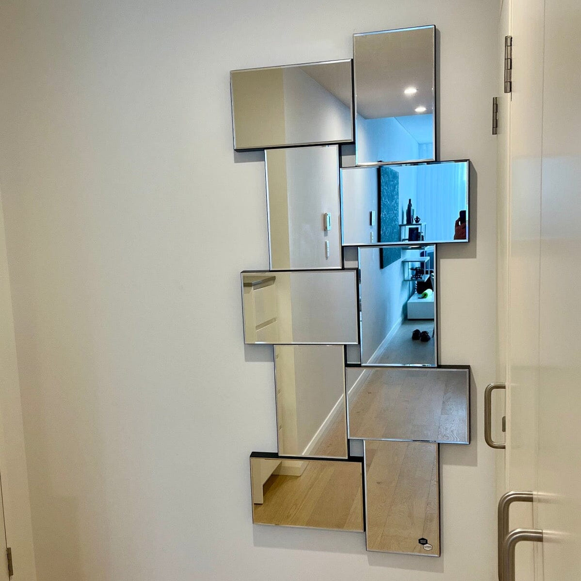 Criss Cross Mirror | 171cm Interlocking Beveled Mirrors– ELYSIUM HOME
