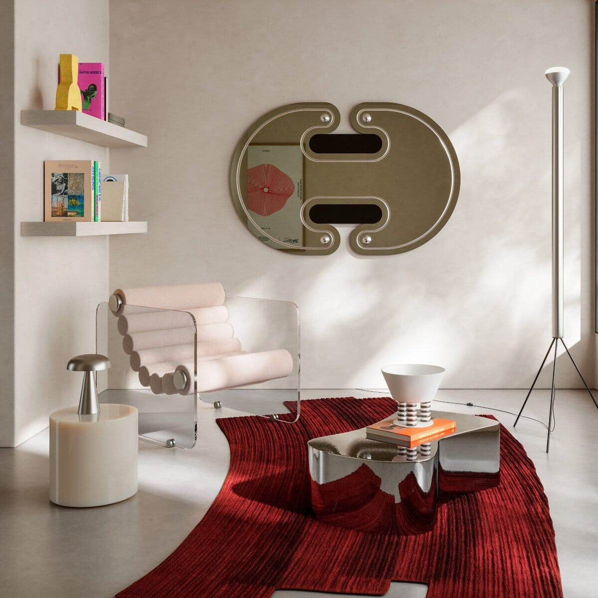 Satelite Silver Mirror | Statement Mirror | Elysium Home– ELYSIUM HOME