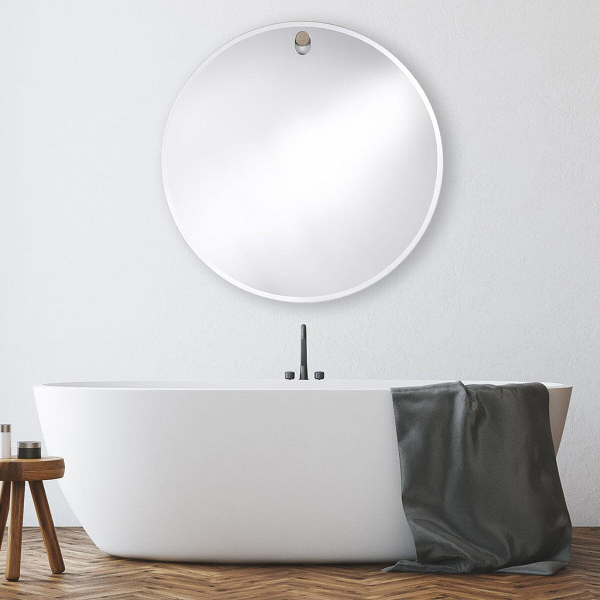 Globo Mirror | Bevelled Edge Designer Mirror– ELYSIUM HOME