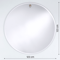 Globo Mirror | 123cm Bevelled Edge Designer Mirror– ELYSIUM HOME