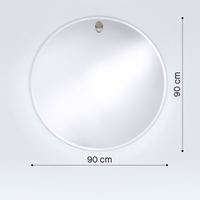 Globo Mirror | 123cm Bevelled Edge Designer Mirror– ELYSIUM HOME