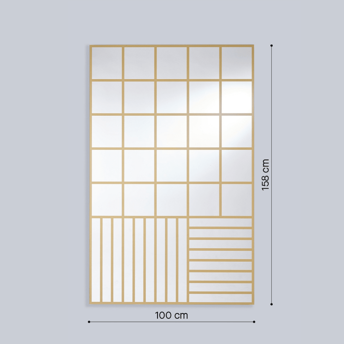 Grid Gold Mirror– ELYSIUM HOME