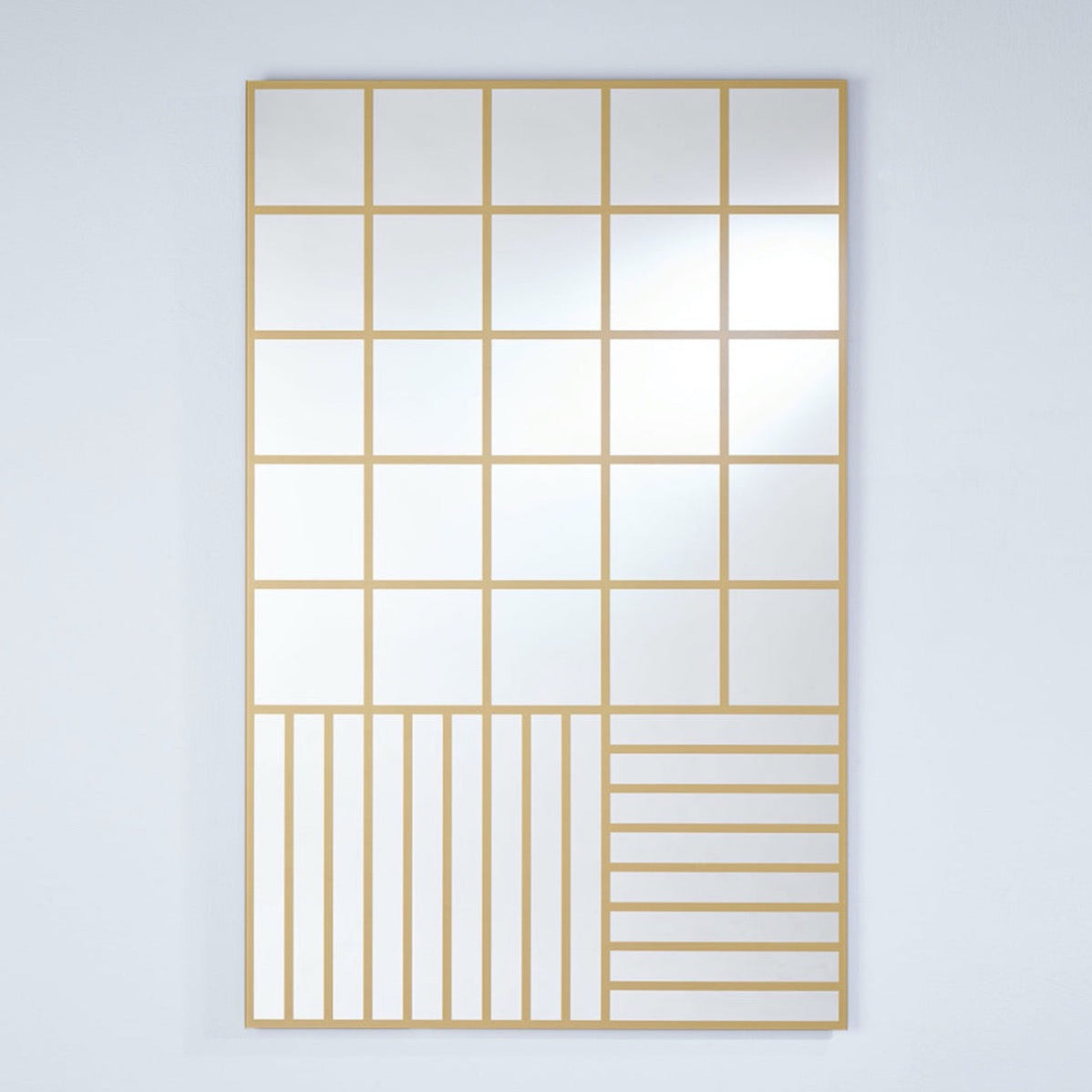 Grid Gold Mirror | 158cm Modern Minimalist Design– ELYSIUM HOME