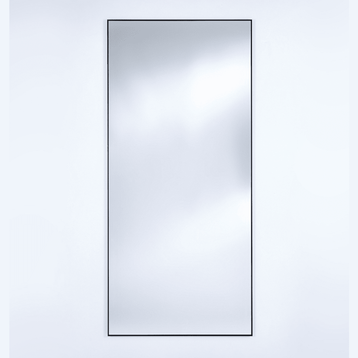 Lucka Black Mirror | Satin Aluminium Frame– ELYSIUM HOME